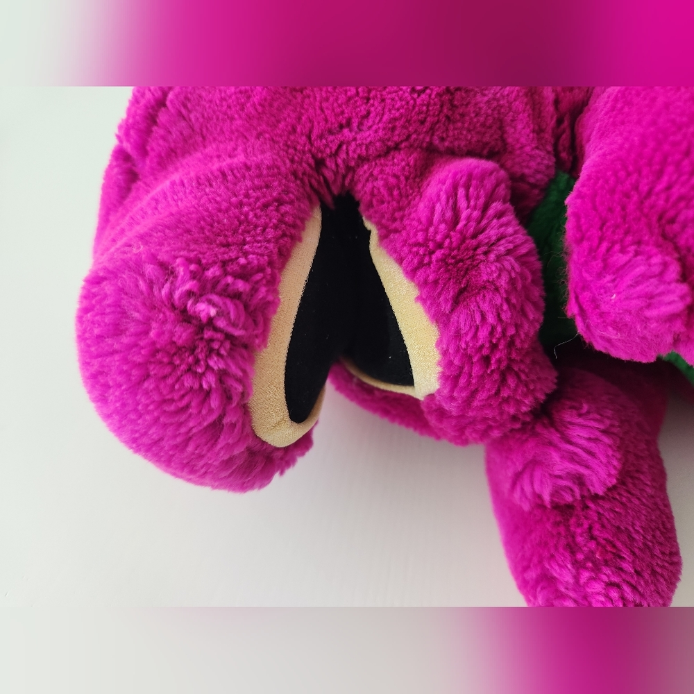 1992 Vintage Dakin Barney Dinosaur Plush Hand Puppet … - Gem